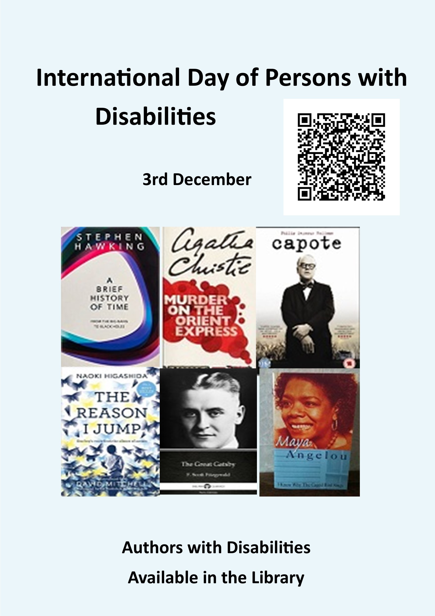 International Day of Persons With Disabilities – Aquinas College Library